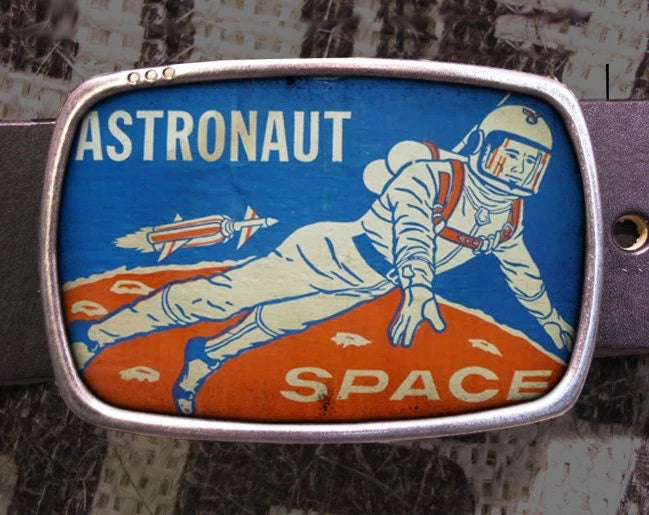 Astronaut Belt Buckle – Finki Handmade