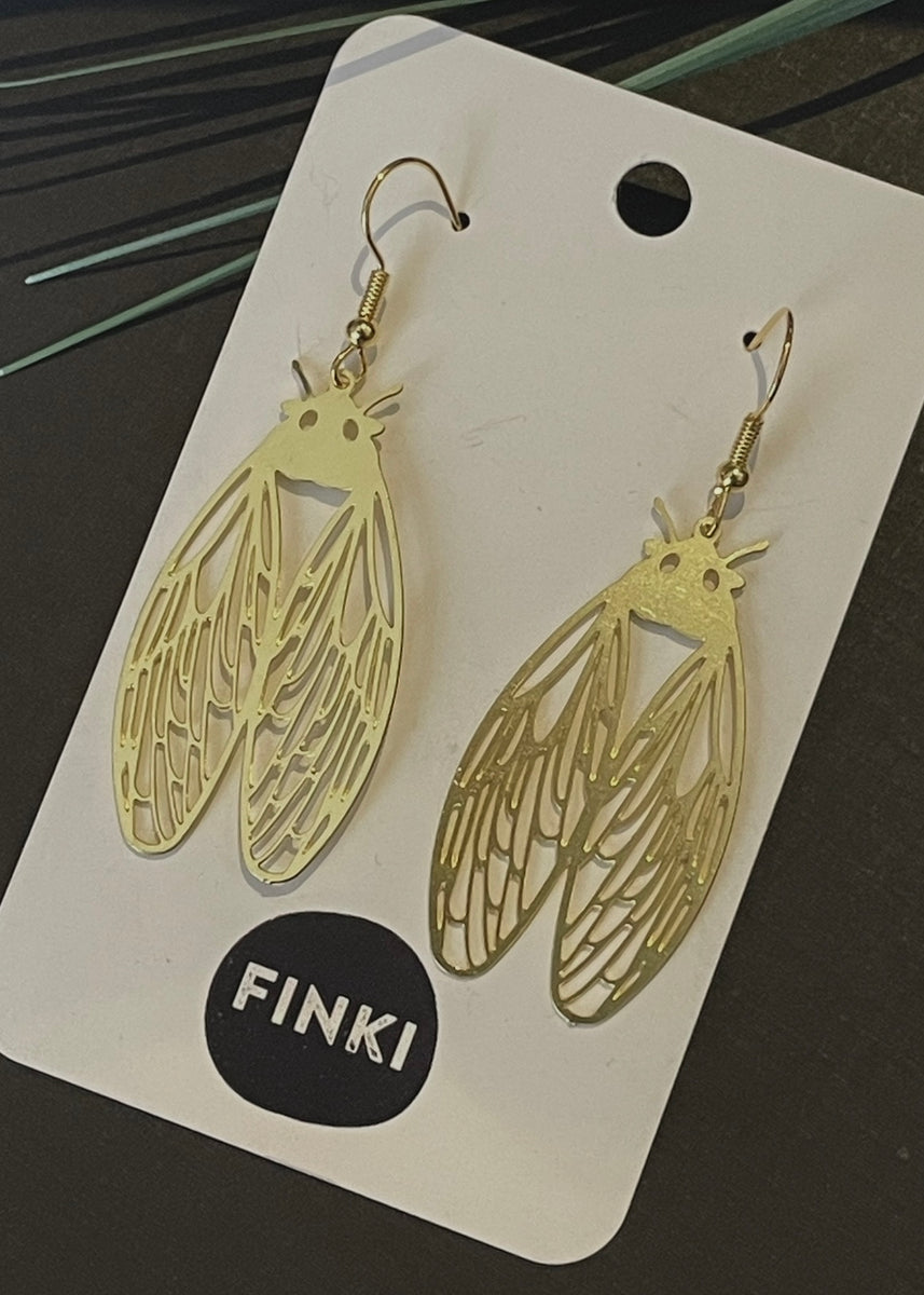 Cicada, Earrings – Finki Handmade