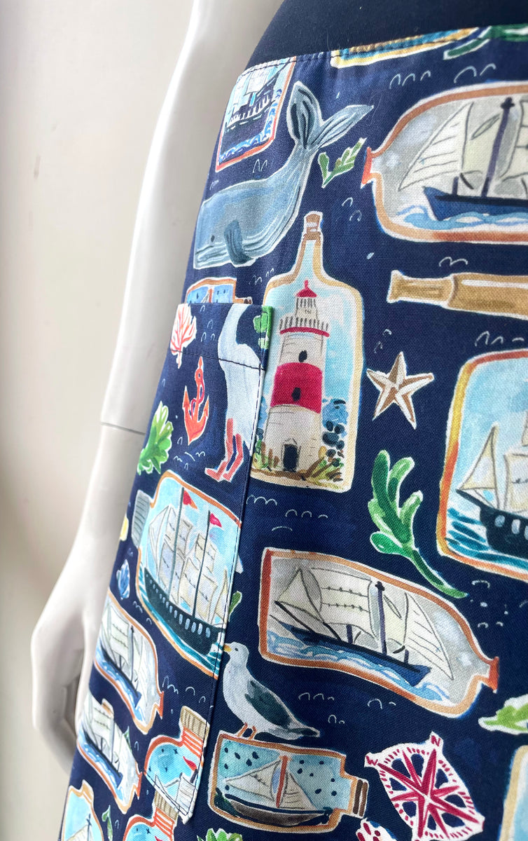 Flare Skirt - Sail Away – Finki Handmade