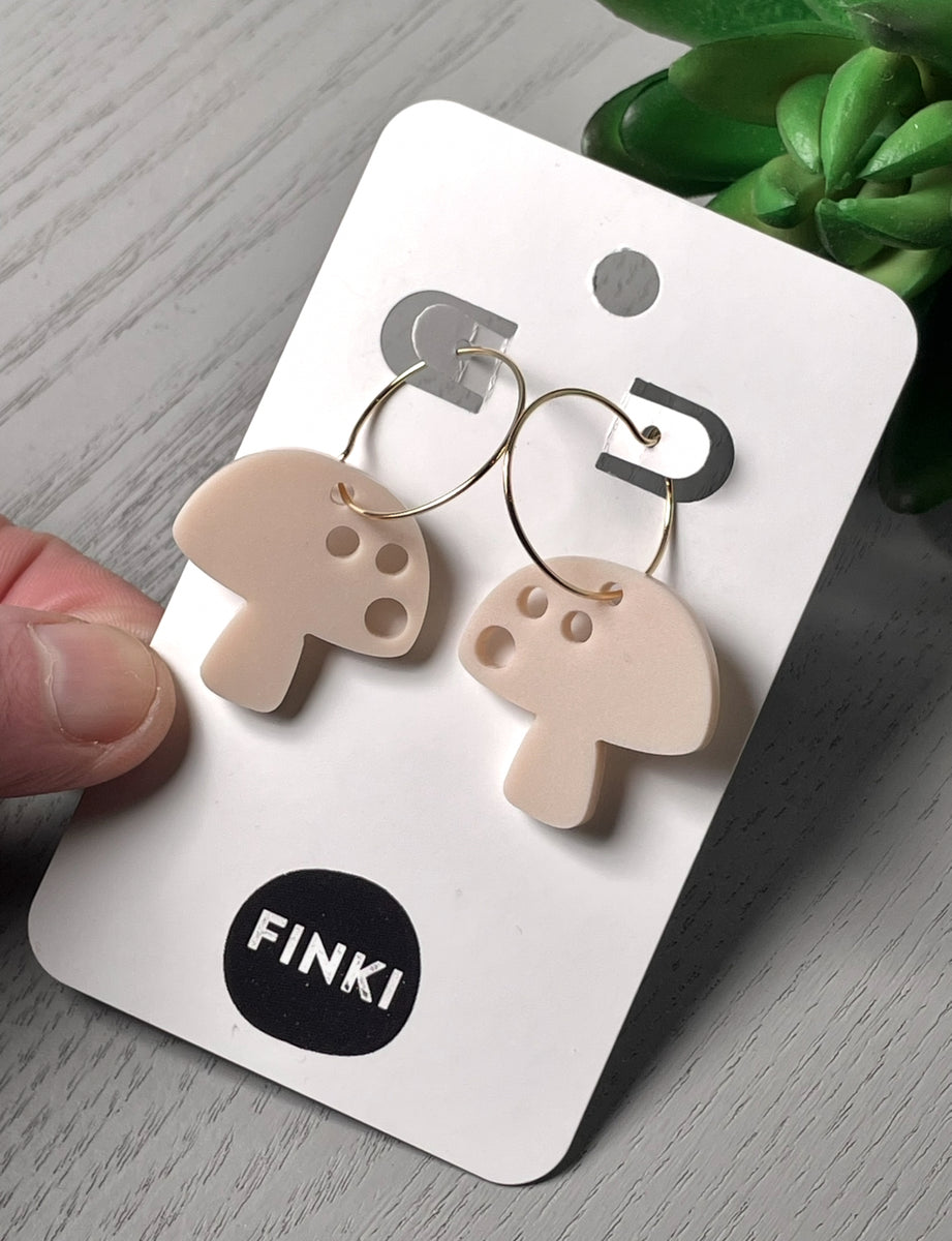 Little Mushroom Dangles – Finki Handmade