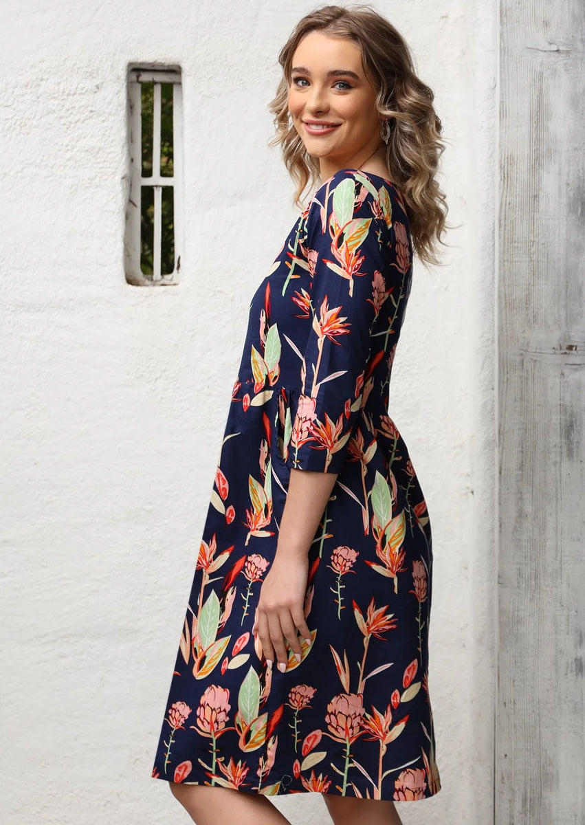 Avery Dress - Bird of Paradise – Finki Handmade